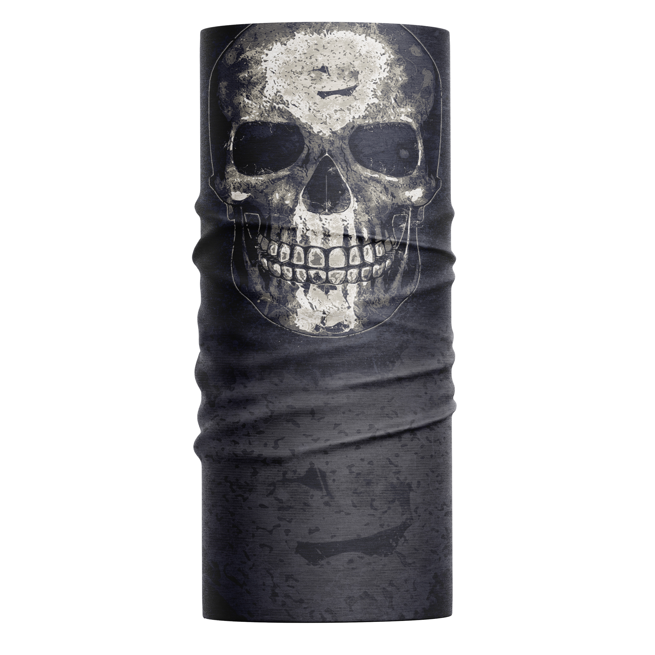 Paint Splatter Skull Snood - Purple Print House