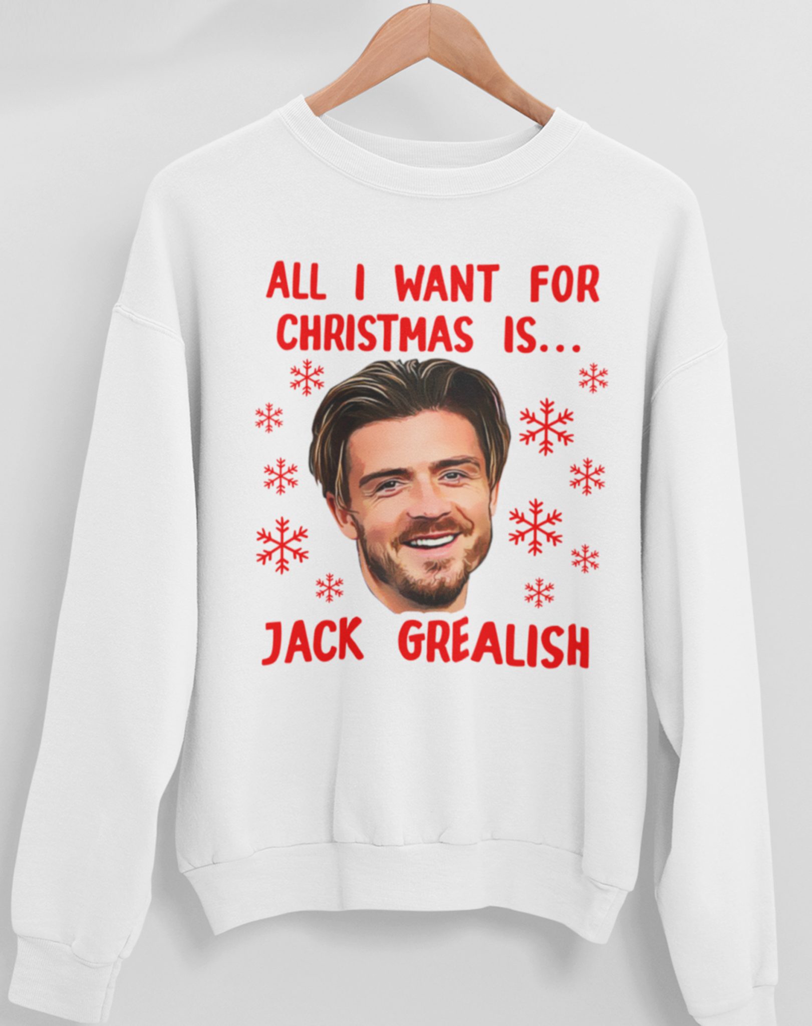 All I Want For Christmas Is Jack Grealish Jumper – Meme Culture