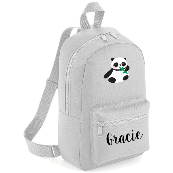 Cute Panda Kids Backpack - Purple Print House