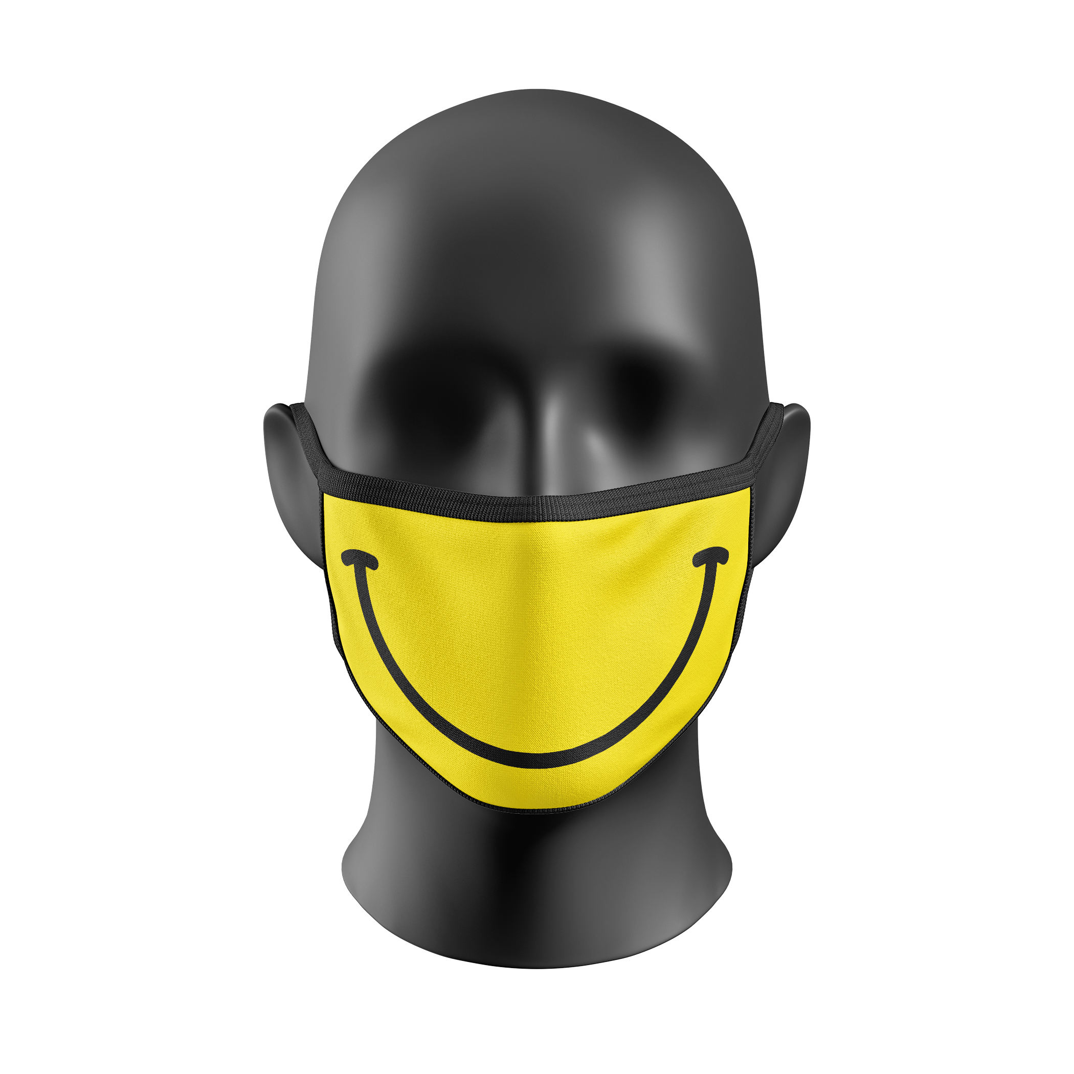 Smiley Face Mask - Purple Print House