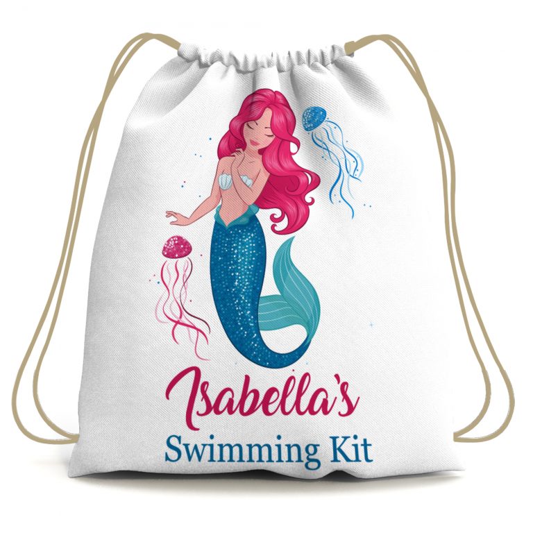 Personalised Karate Drawstring Bag Girls - Purple Print House