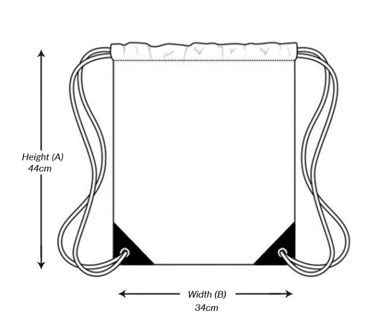 Personalised Karate Drawstring Bag Girls - Purple Print House