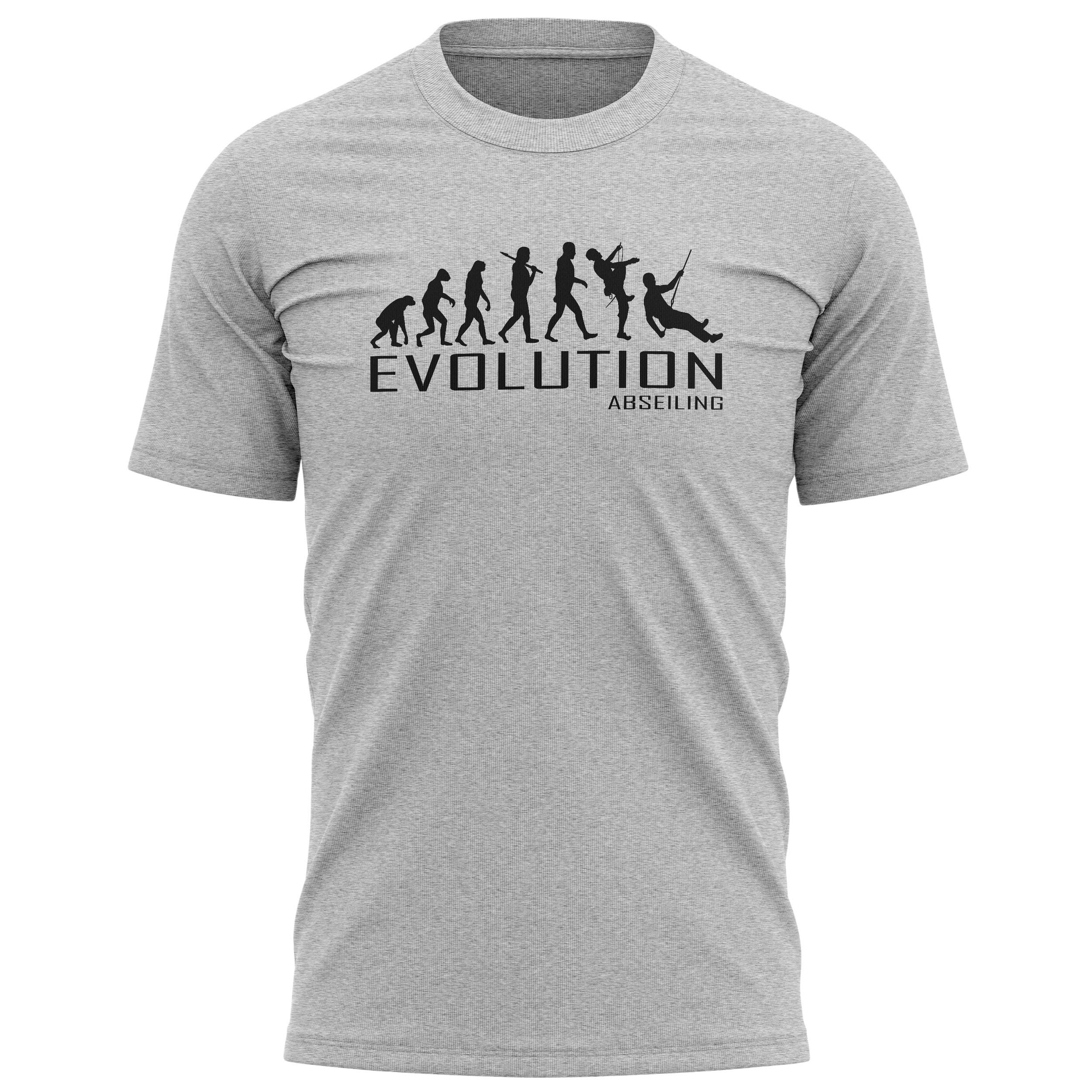 Evolution T Shirts For Men Abseiling Mens T Shirt - Purple Print House