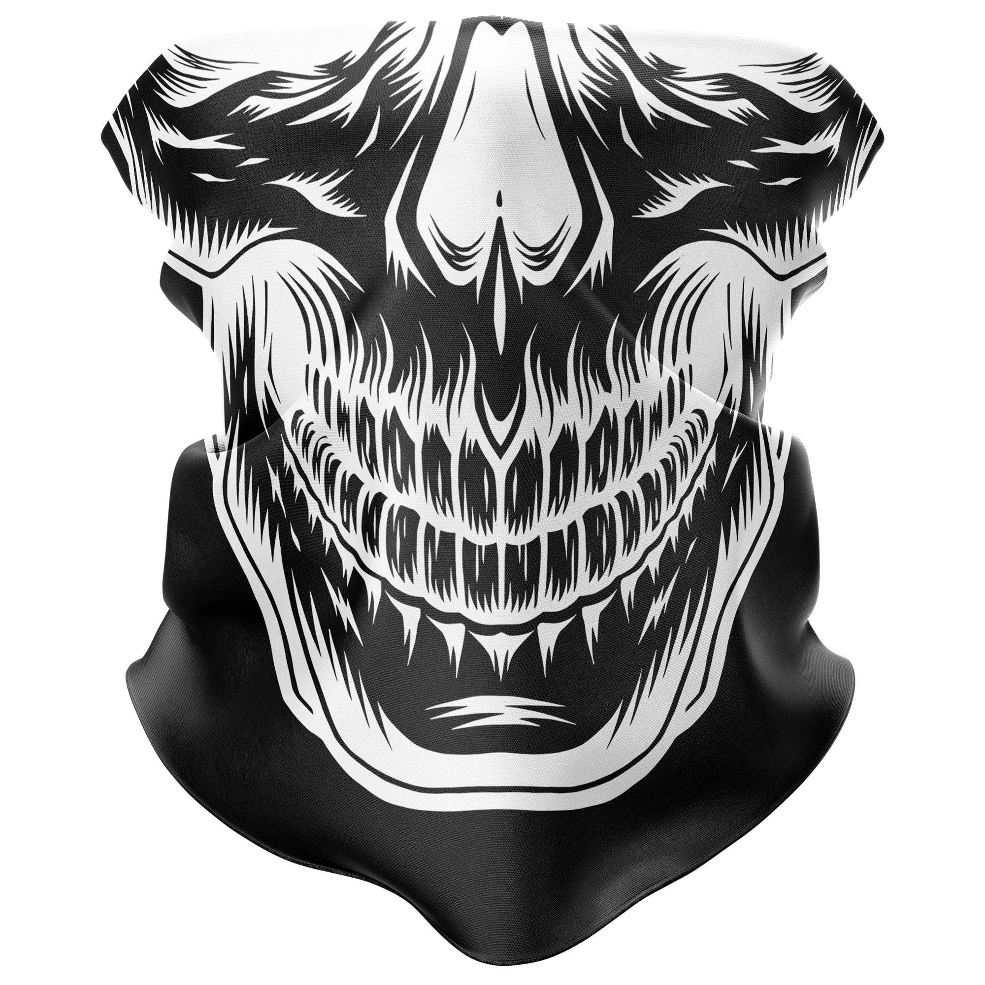 Devil Skull Snood - Purple Print House