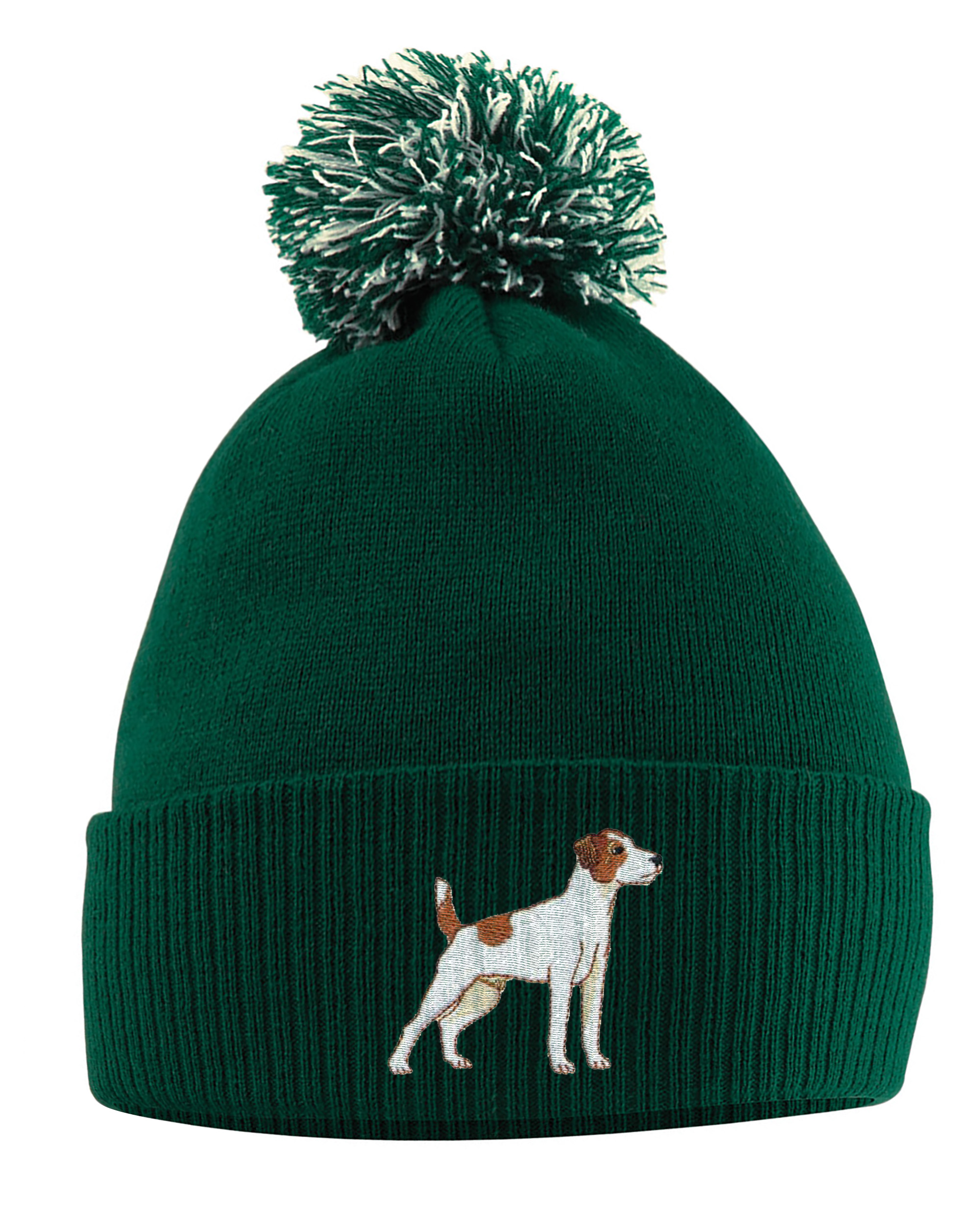 Jack Russell Bobble Hat - Purple Print House