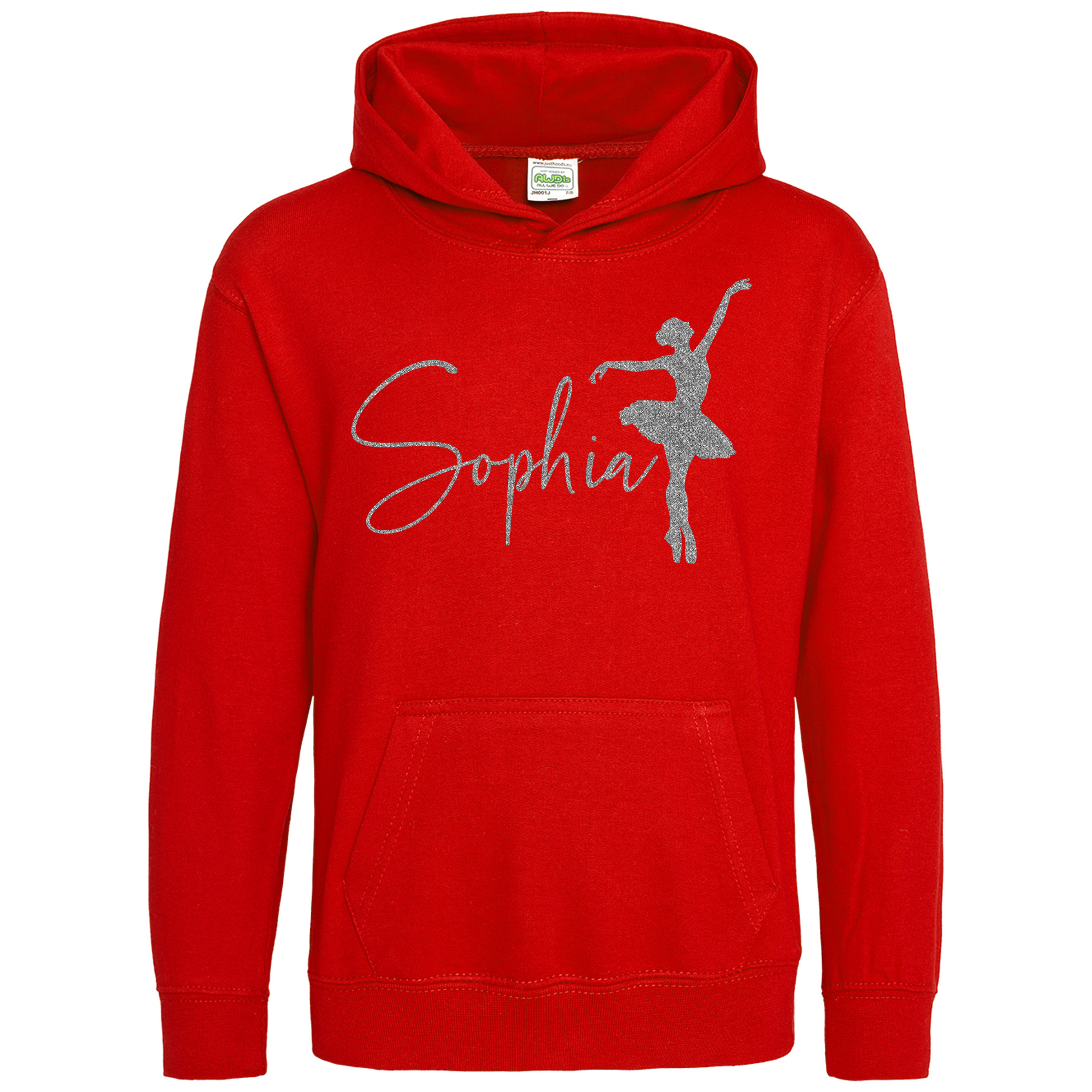 Personalised Ballet Dancer Hoodie Girls - Purple Print House
