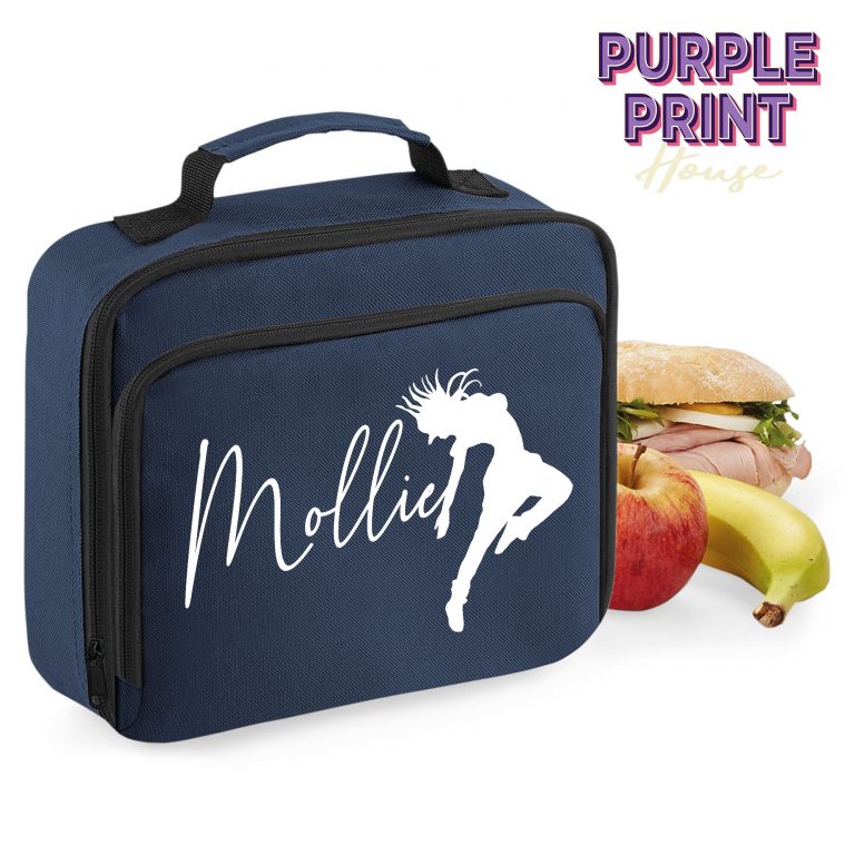 Personalised Street Dance Lunch Bag Girls - Purple Print House