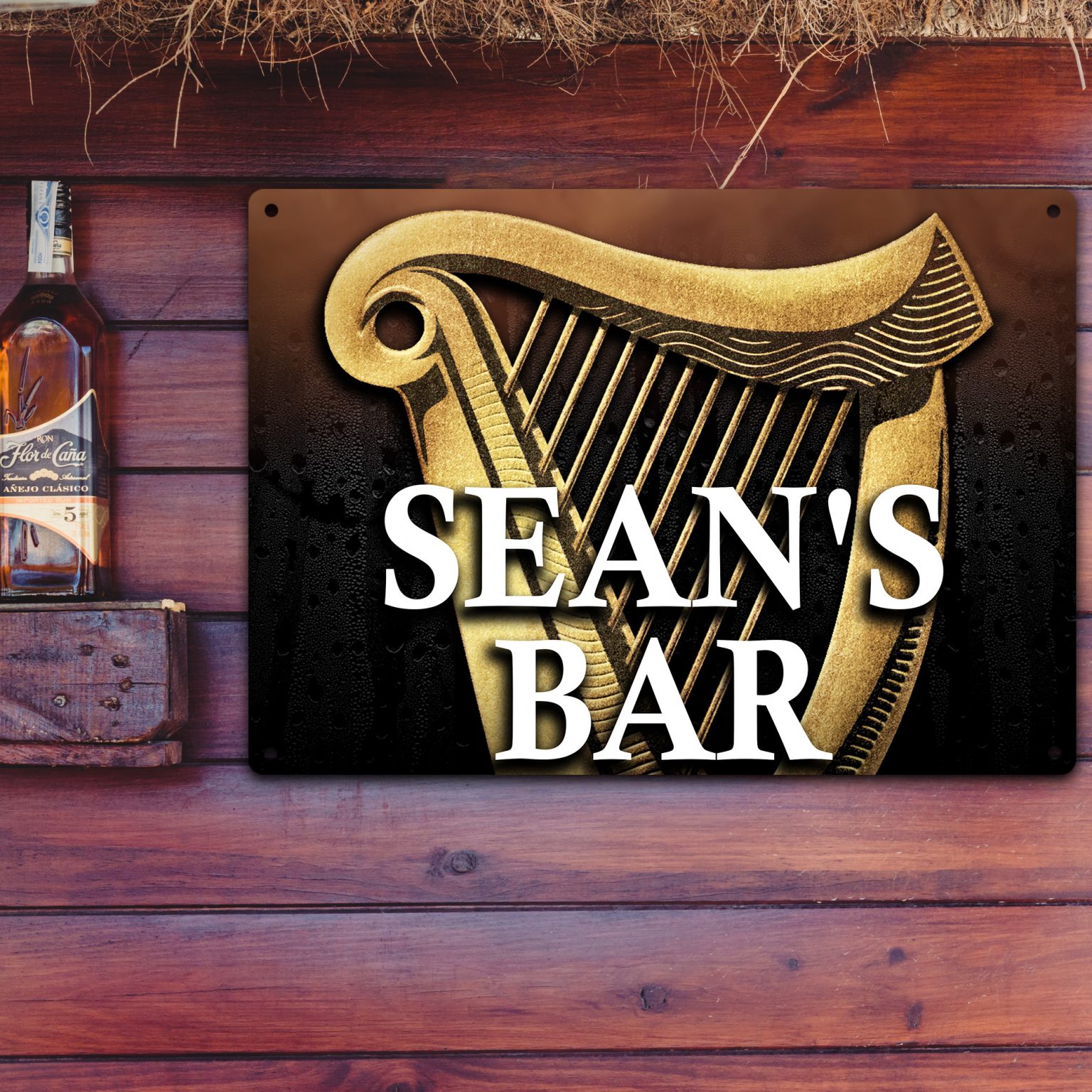 Harp Stout Style Sign - Purple Print House