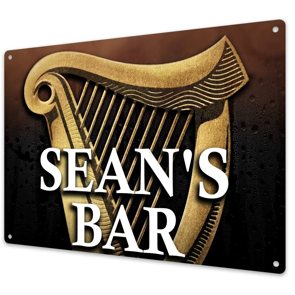 Harp Stout Style Sign - Purple Print House