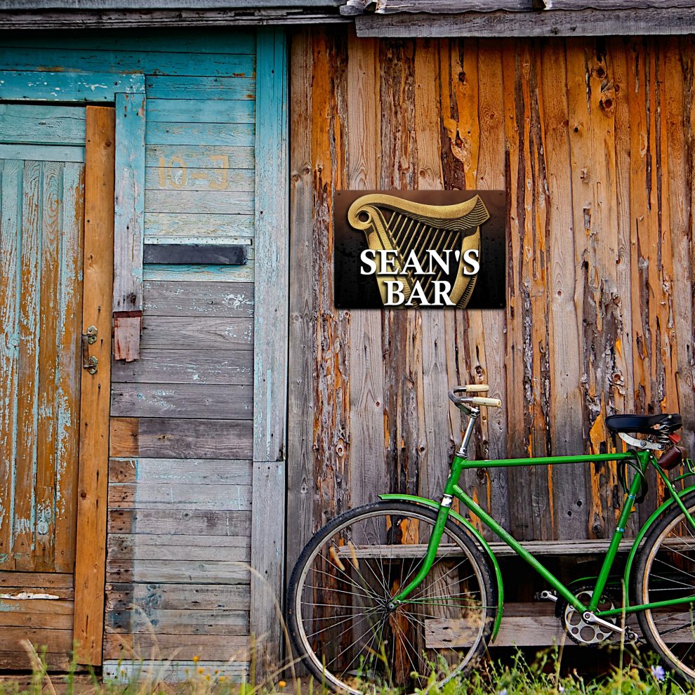 Harp Stout Style Sign - Purple Print House