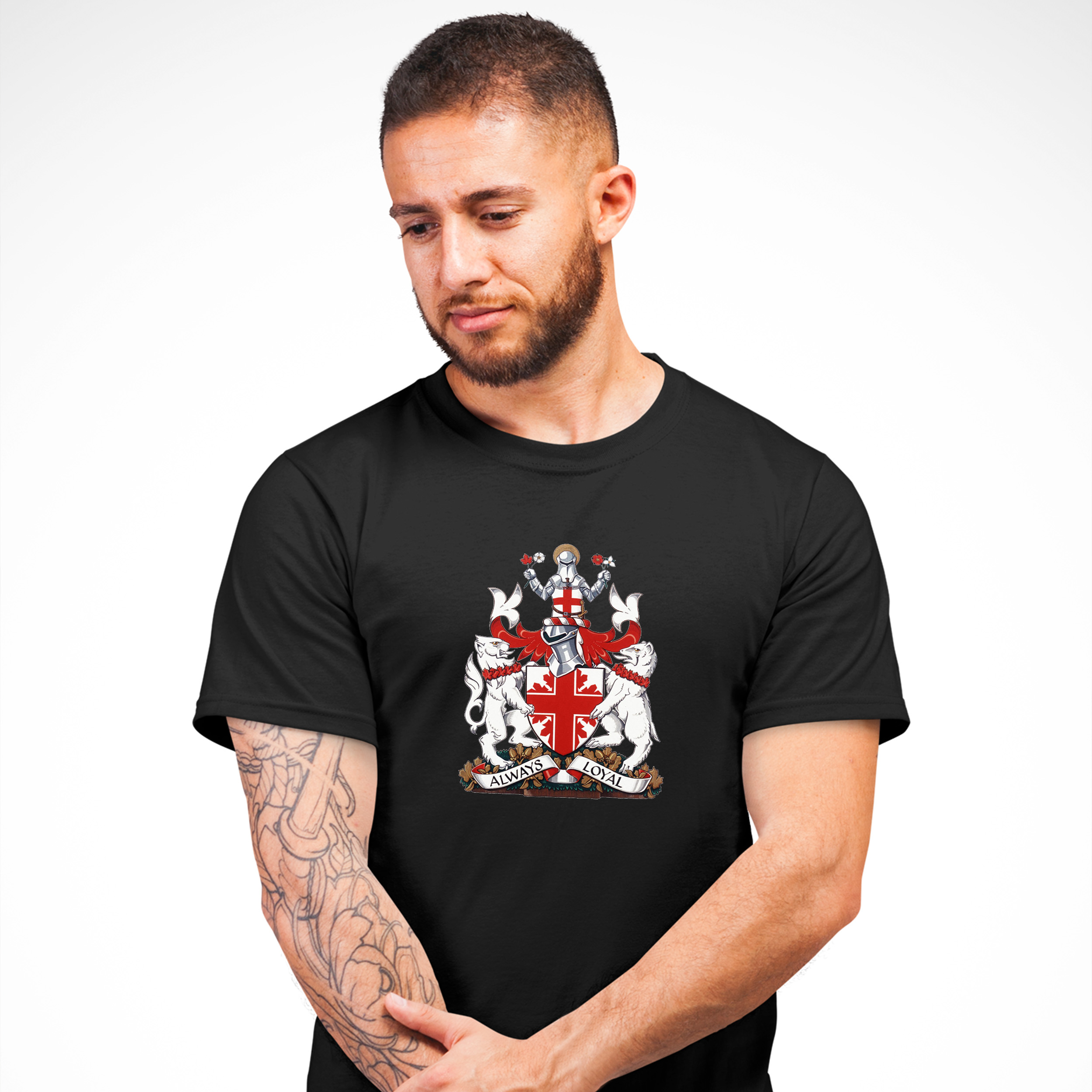 St Georges Day Coat of Arms T Shirt Men | £13.99