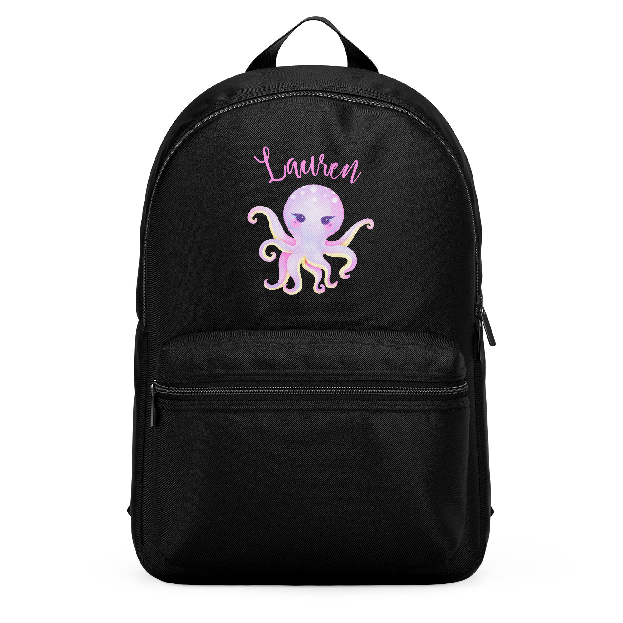 Personalised Cute Octopus Mini Backpack Kids - Purple Print House