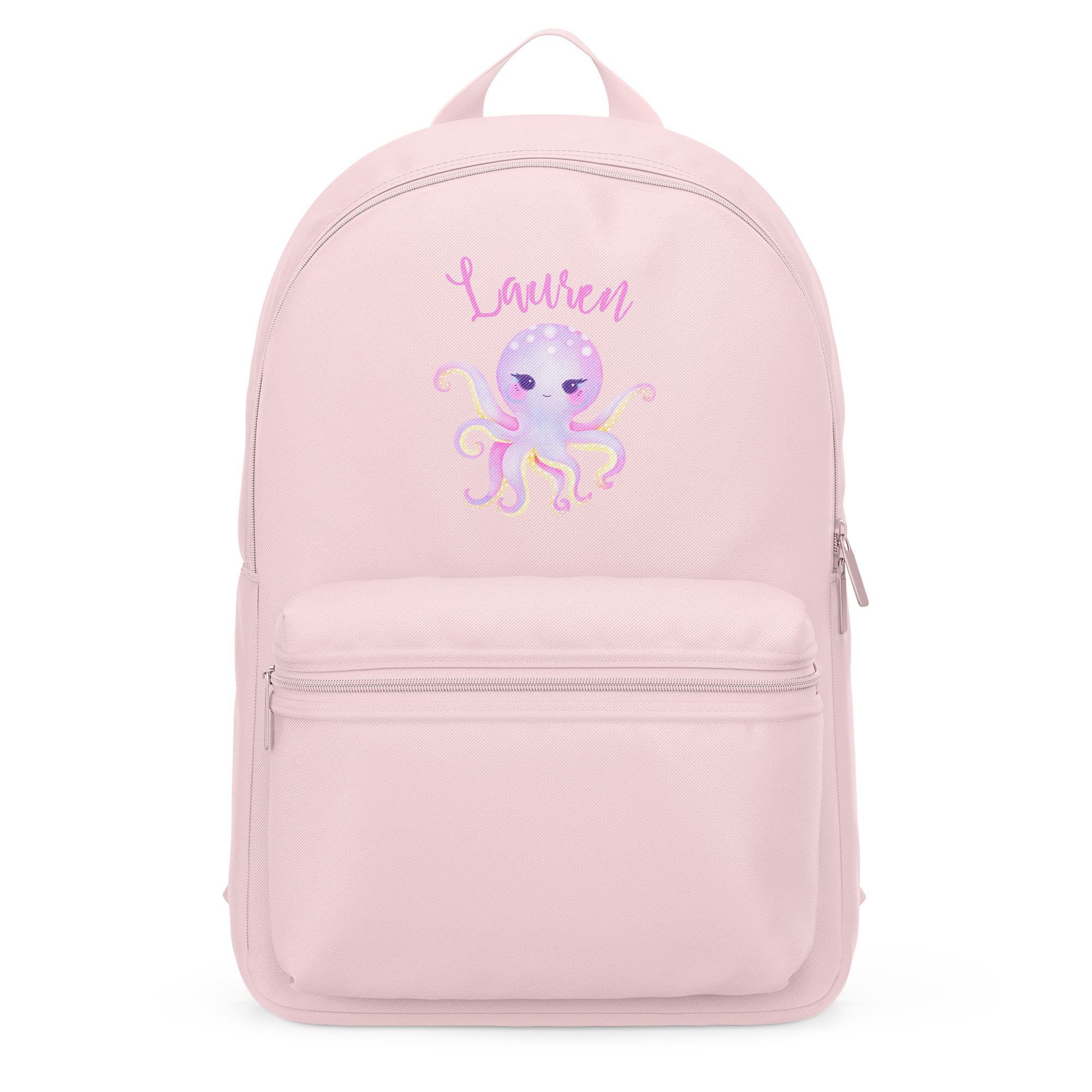 Personalised Cute Octopus Mini Backpack Kids - Purple Print House