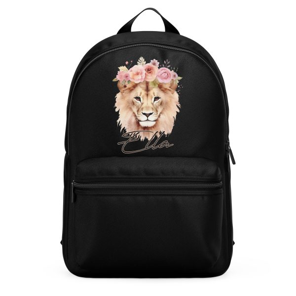 Personalised Lion Mini Backpack Boys - Purple Print House