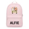 Personalised Safari Animals Mini Backpack Kids - Purple Print House