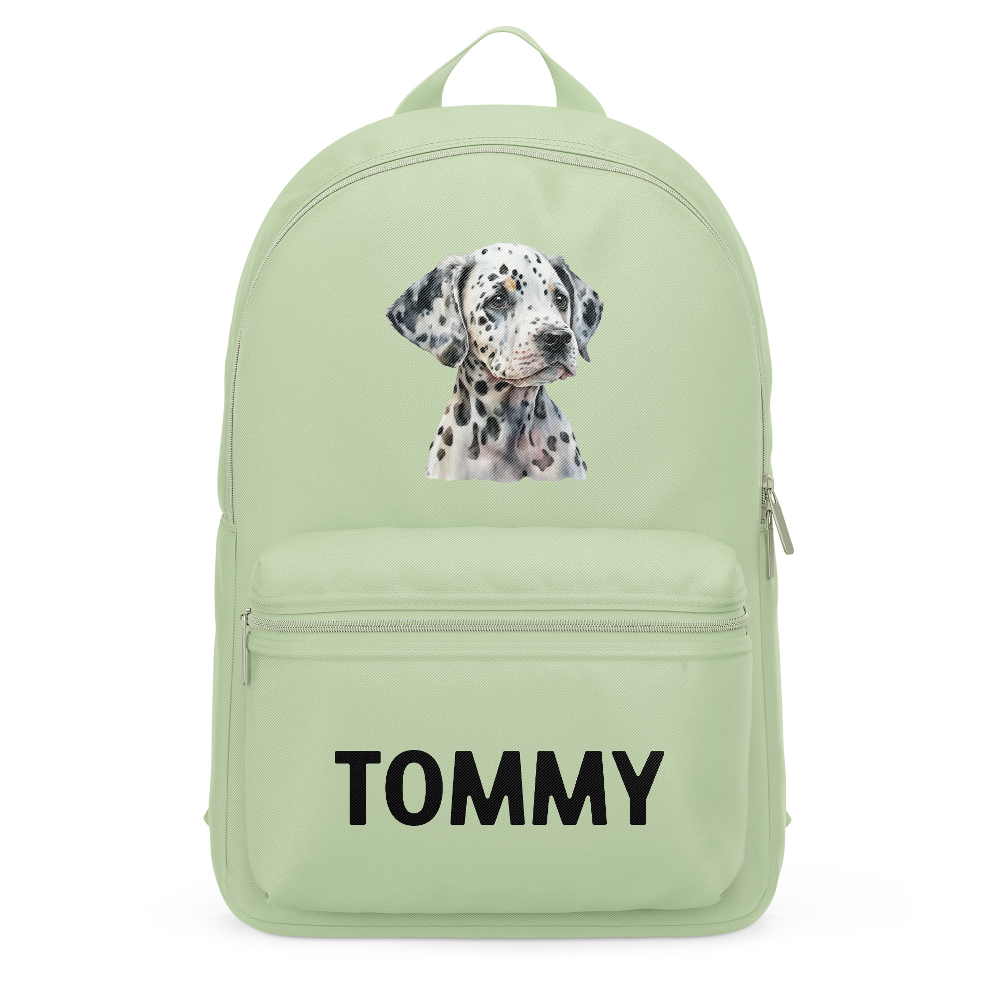 Personalised Dalmatian Mini Backpack Kids - Purple Print House