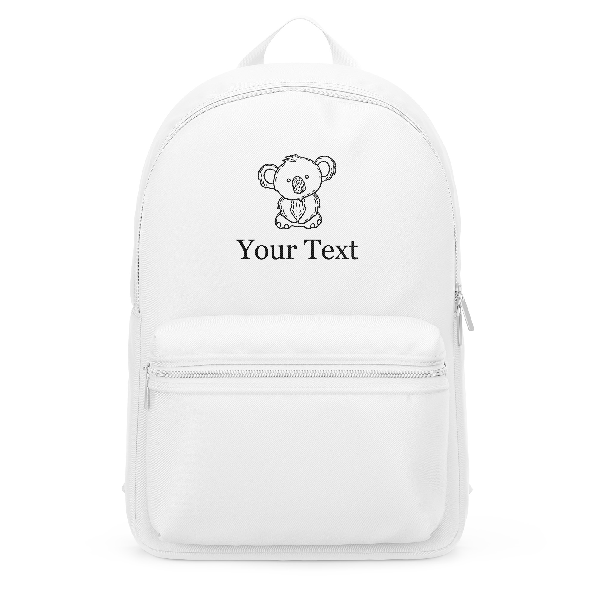 Personalised Koala Mini Backpack Girls - Purple Print House