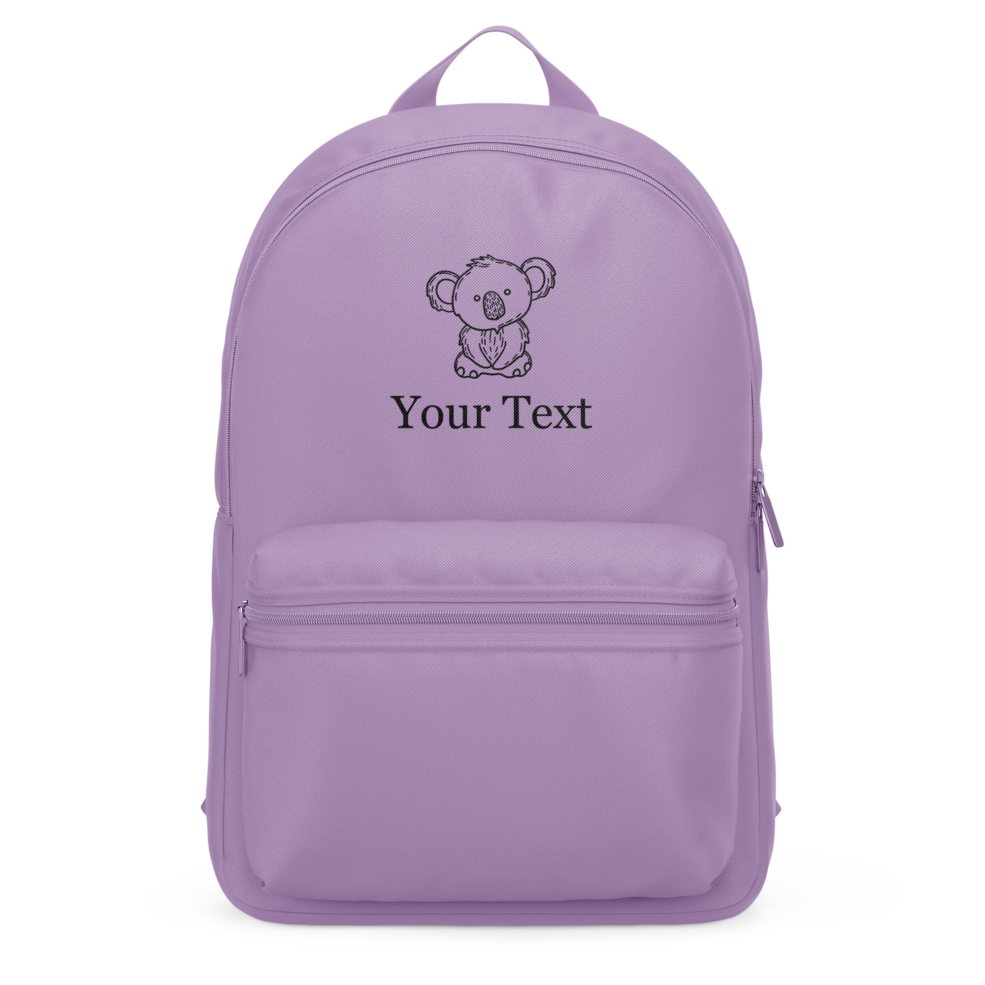 Personalised Koala Mini Backpack Girls - Purple Print House
