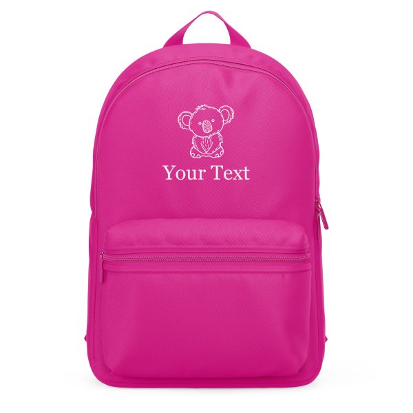 Personalised Koala Mini Backpack Girls - Purple Print House
