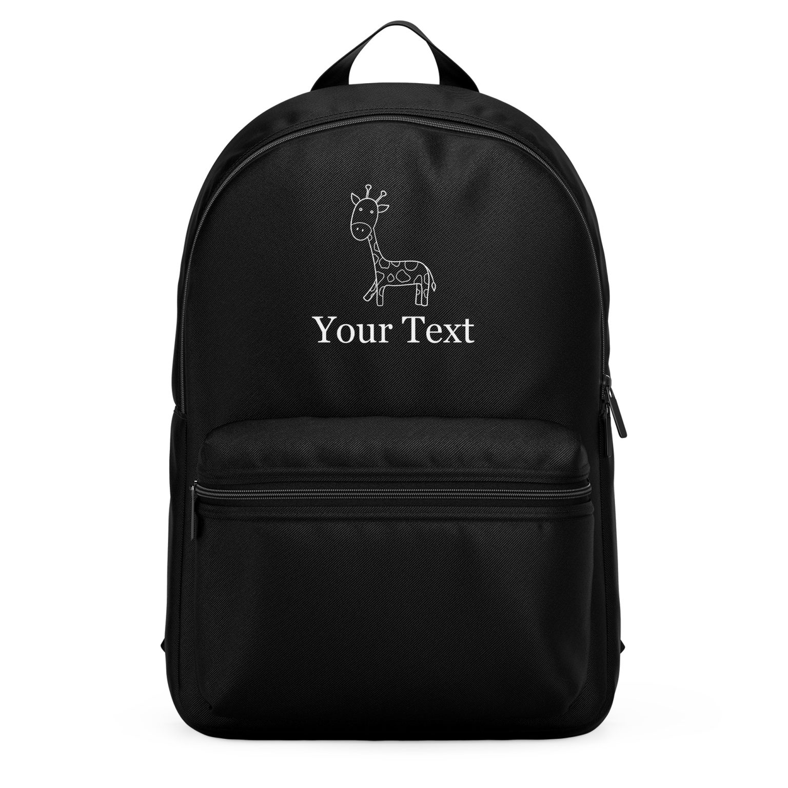 Personalised Giraffe Mini Backpack Girls - Purple Print House