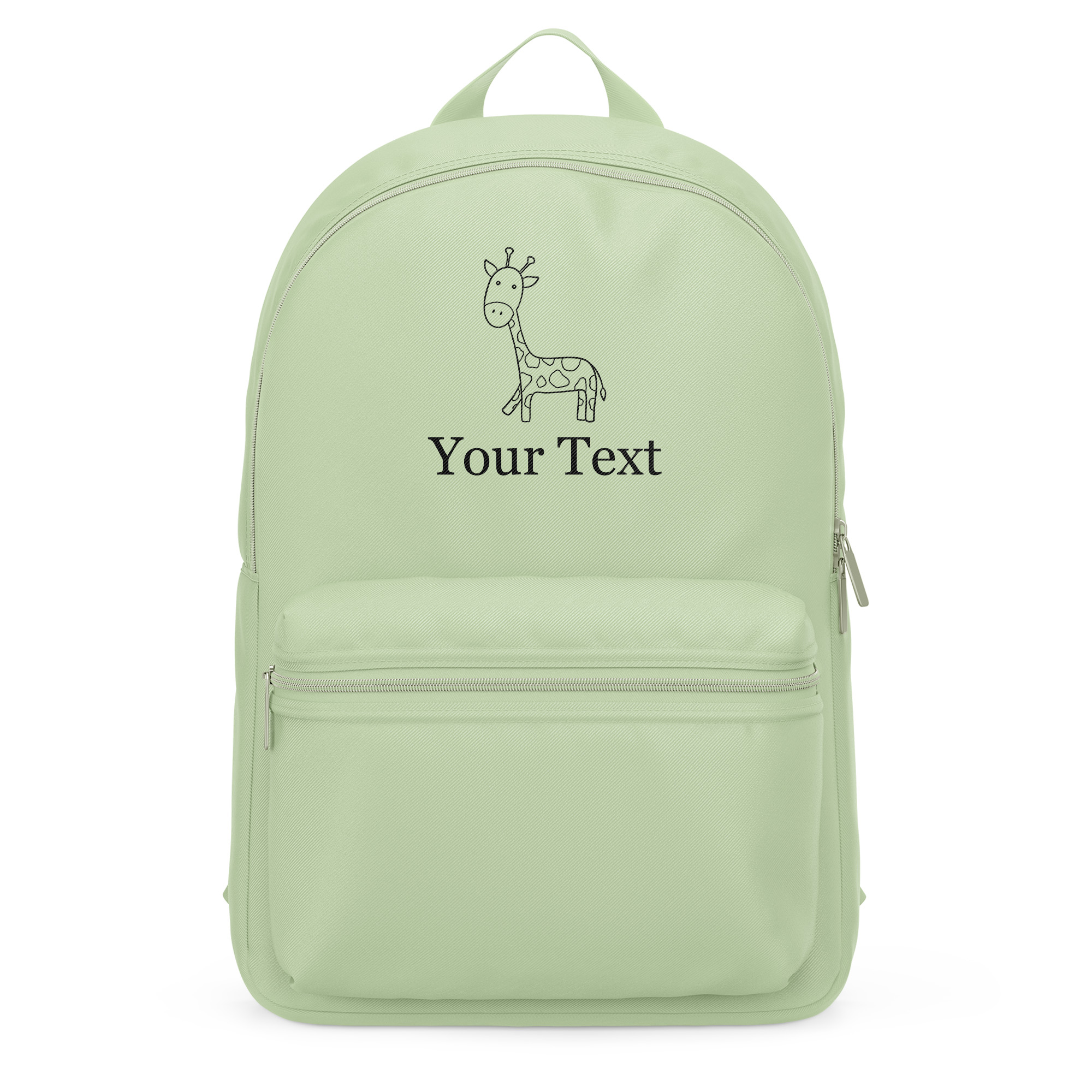 Personalised Giraffe Mini Backpack Girls - Purple Print House