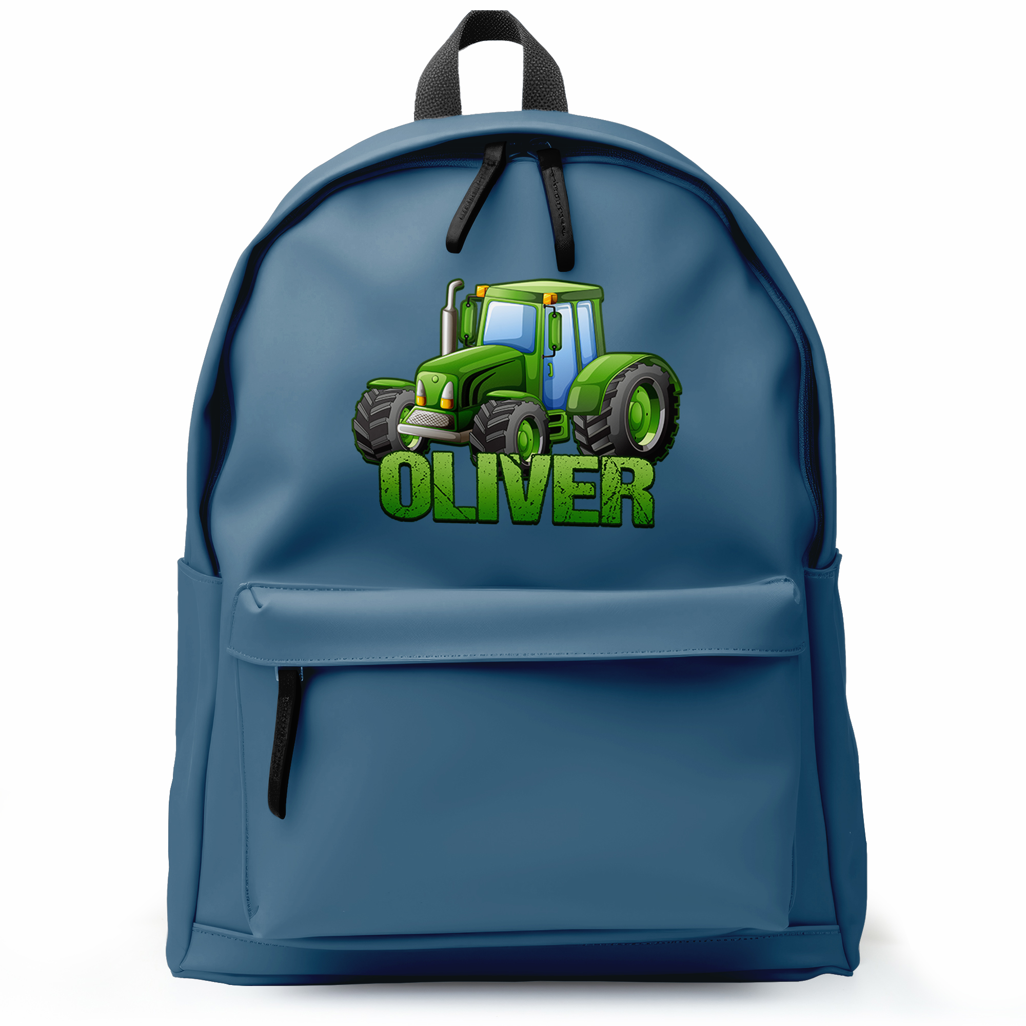 Personalised Tractor Backpack Kids - Purple Print House