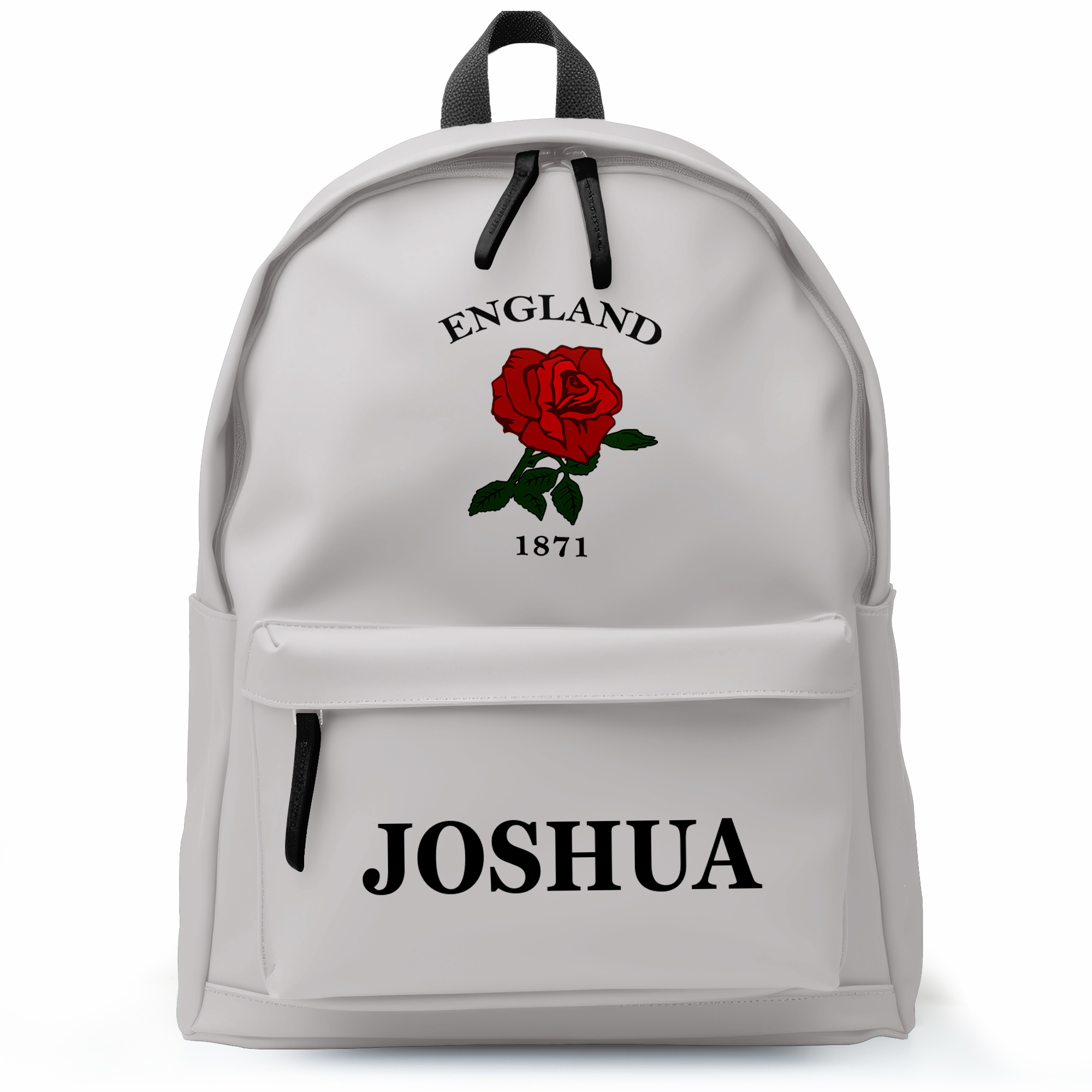 Personalised England Rose Backpack Kids | Custom School Bag