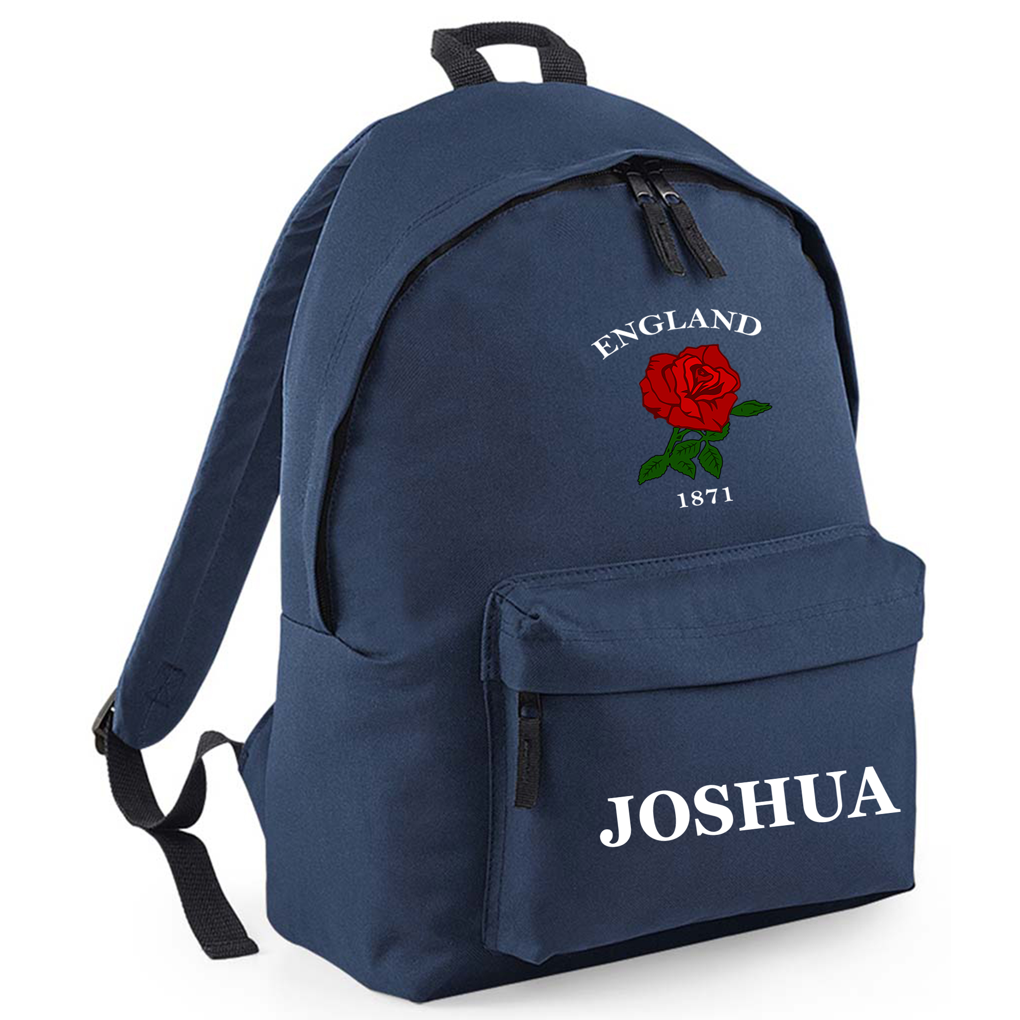 Personalised England Rose Backpack Kids | Custom School Bag
