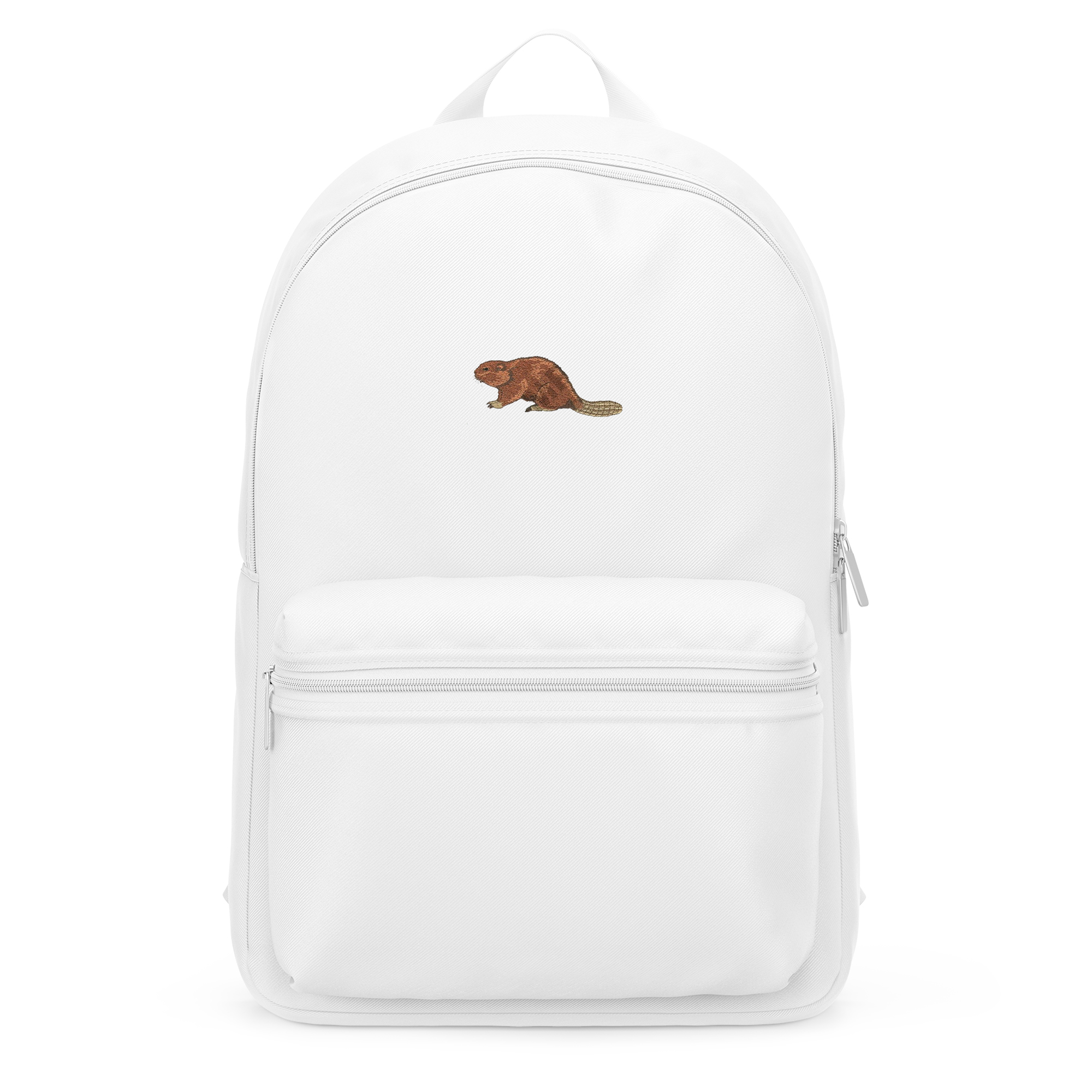 Embroidered Beaver Mini Backpack Kids - Purple Print House