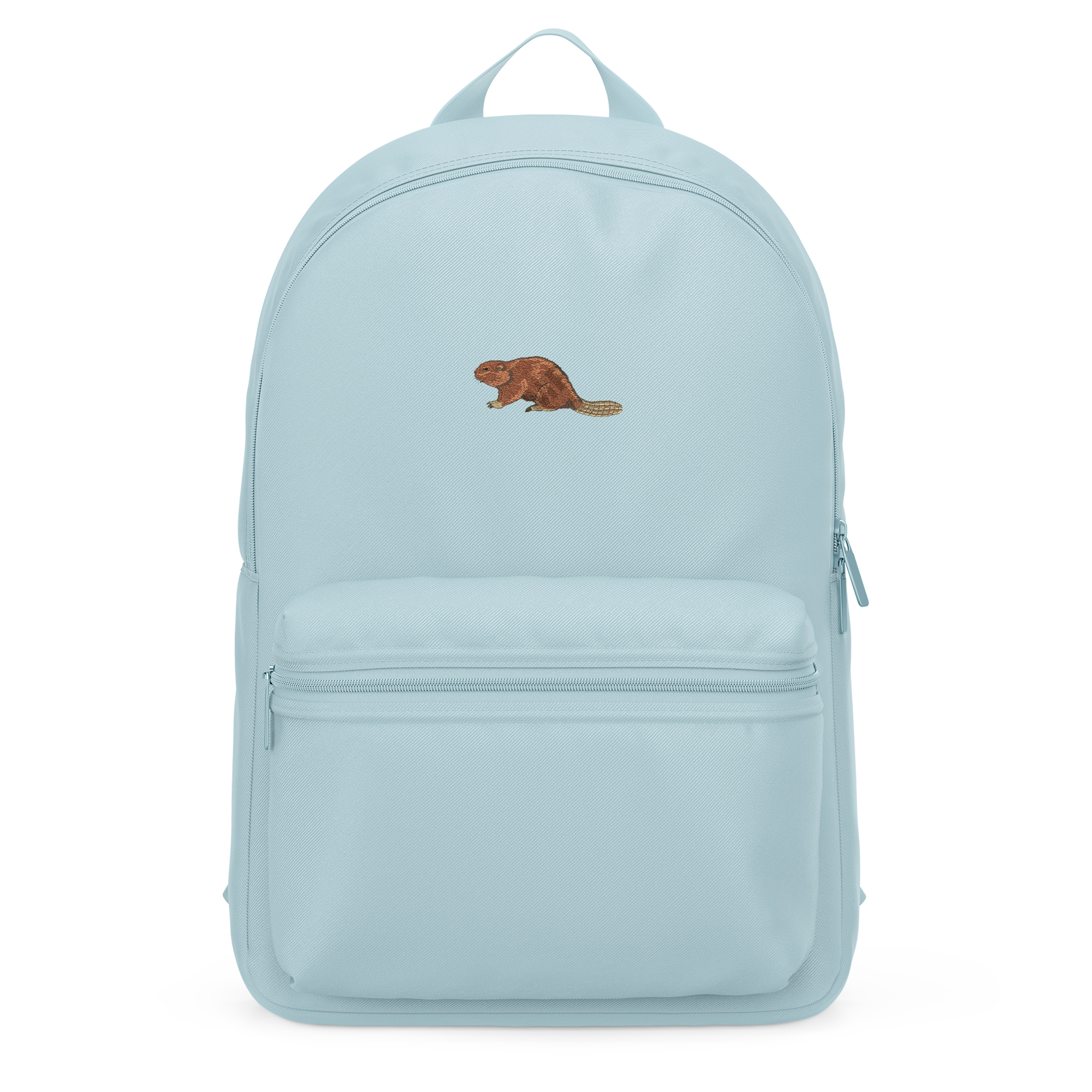 Embroidered Beaver Mini Backpack Kids - Purple Print House
