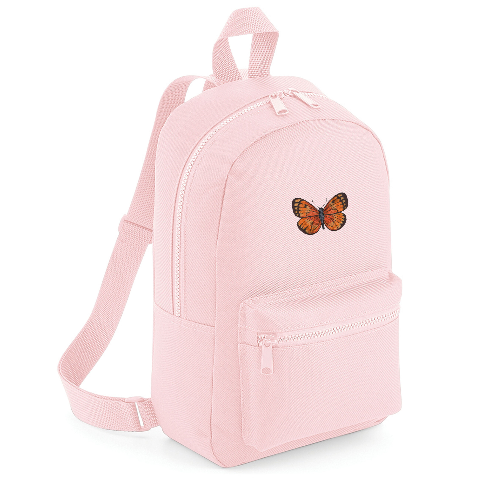 Embroidered Butterfly Mini Backpack Kids - Purple Print House