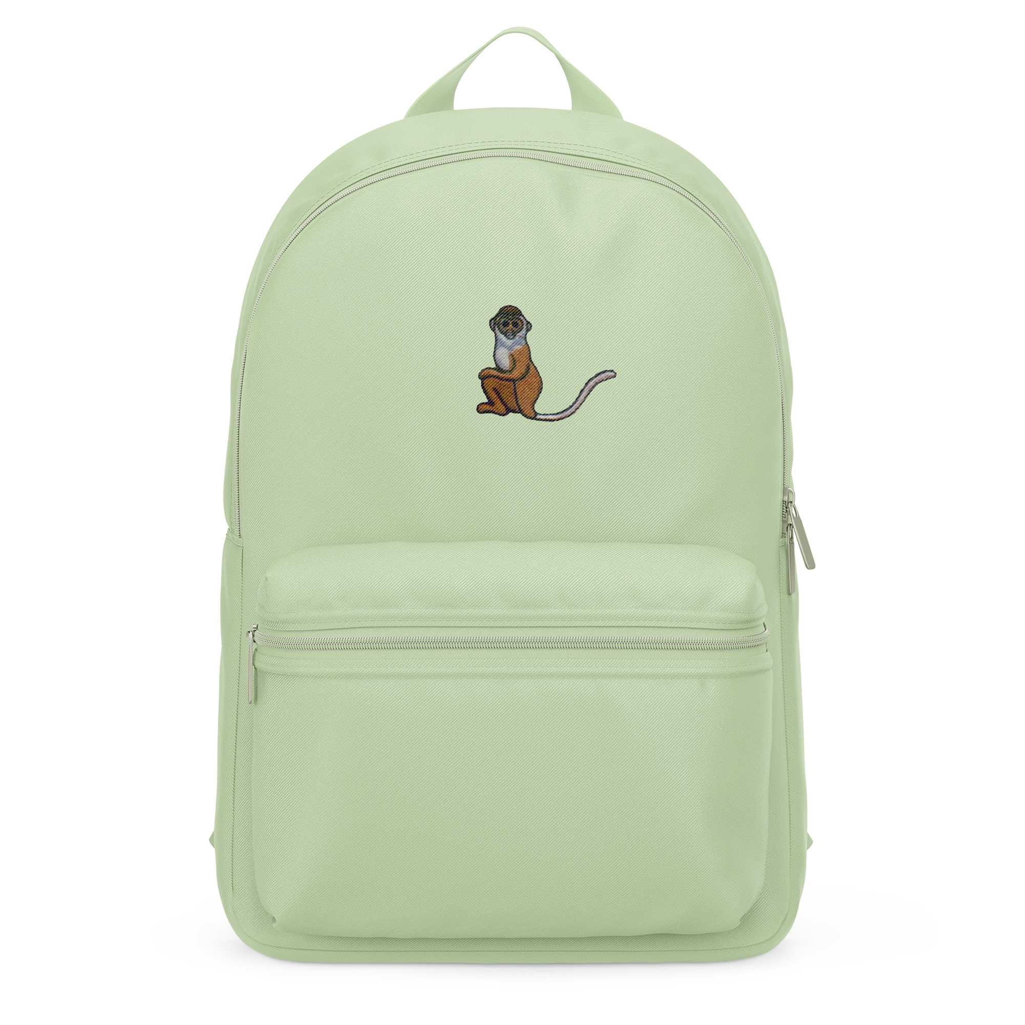 Embroidered Monkey Mini Backpack Kids - Purple Print House