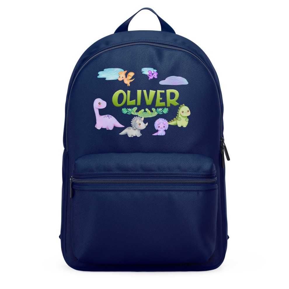 Personalised Baby Dinosaur Mini Backpack - Kids School Bag