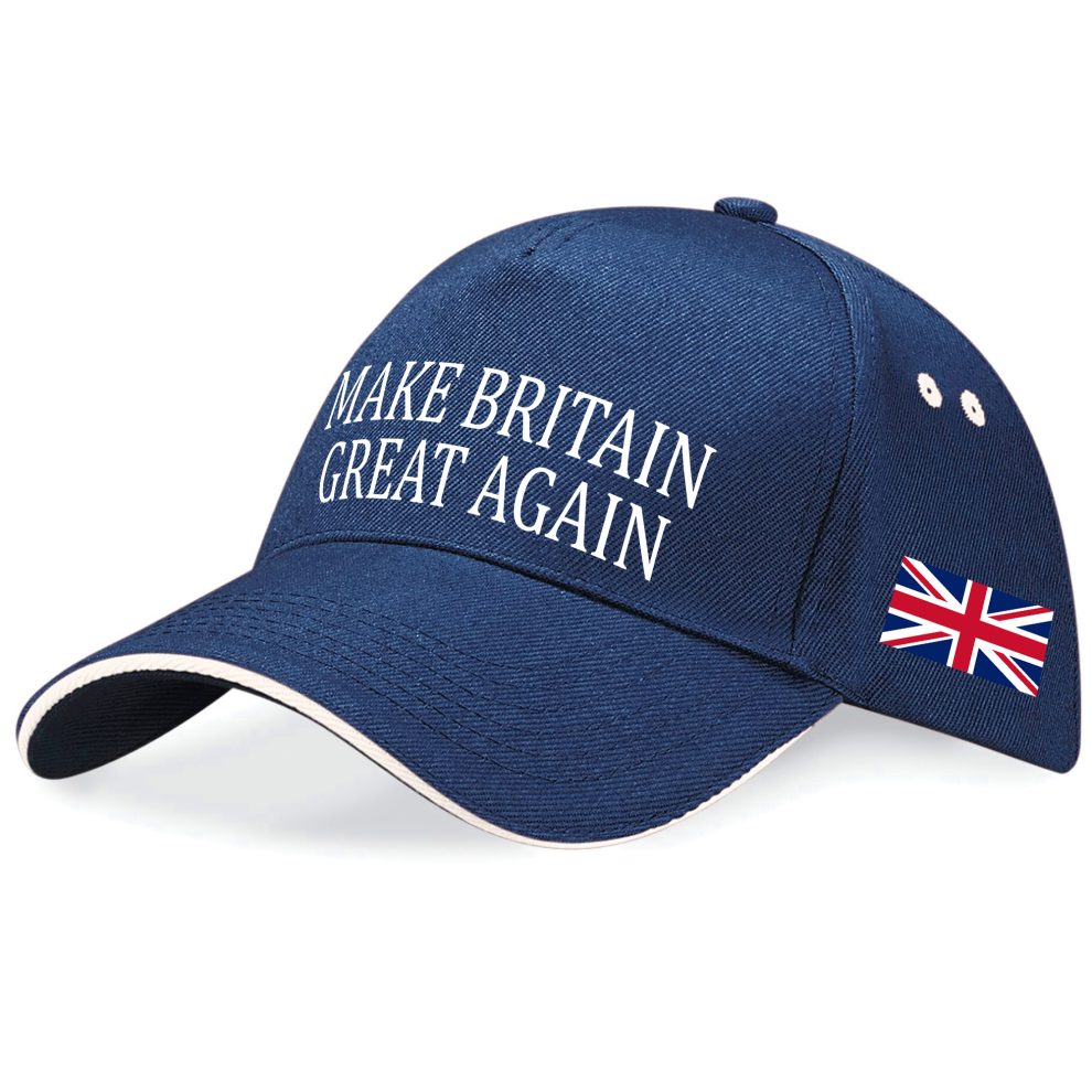 Union Jack Baseball Cap Men - Purple Print House