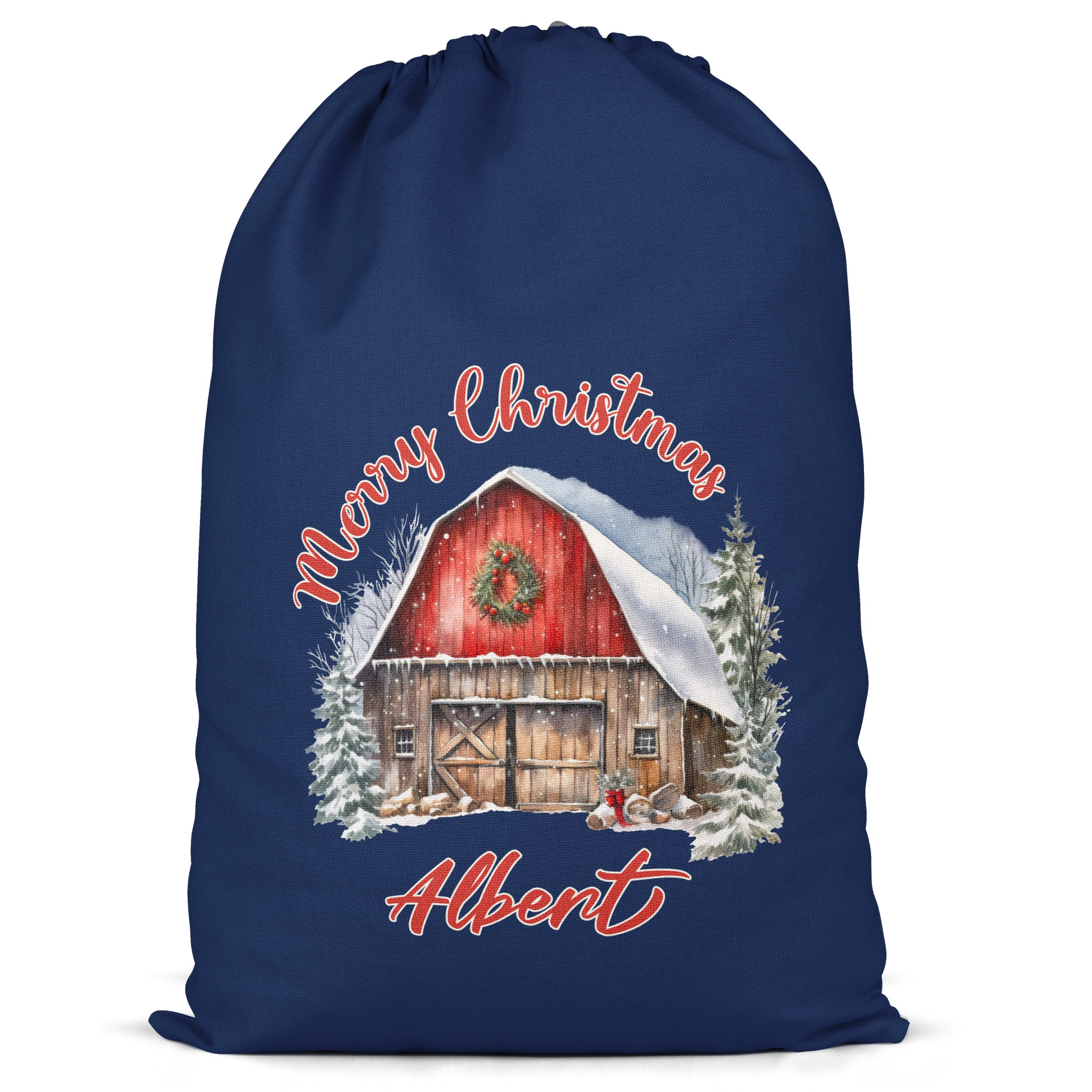 Merry Christmas Present Sack Kids - Purple Print House