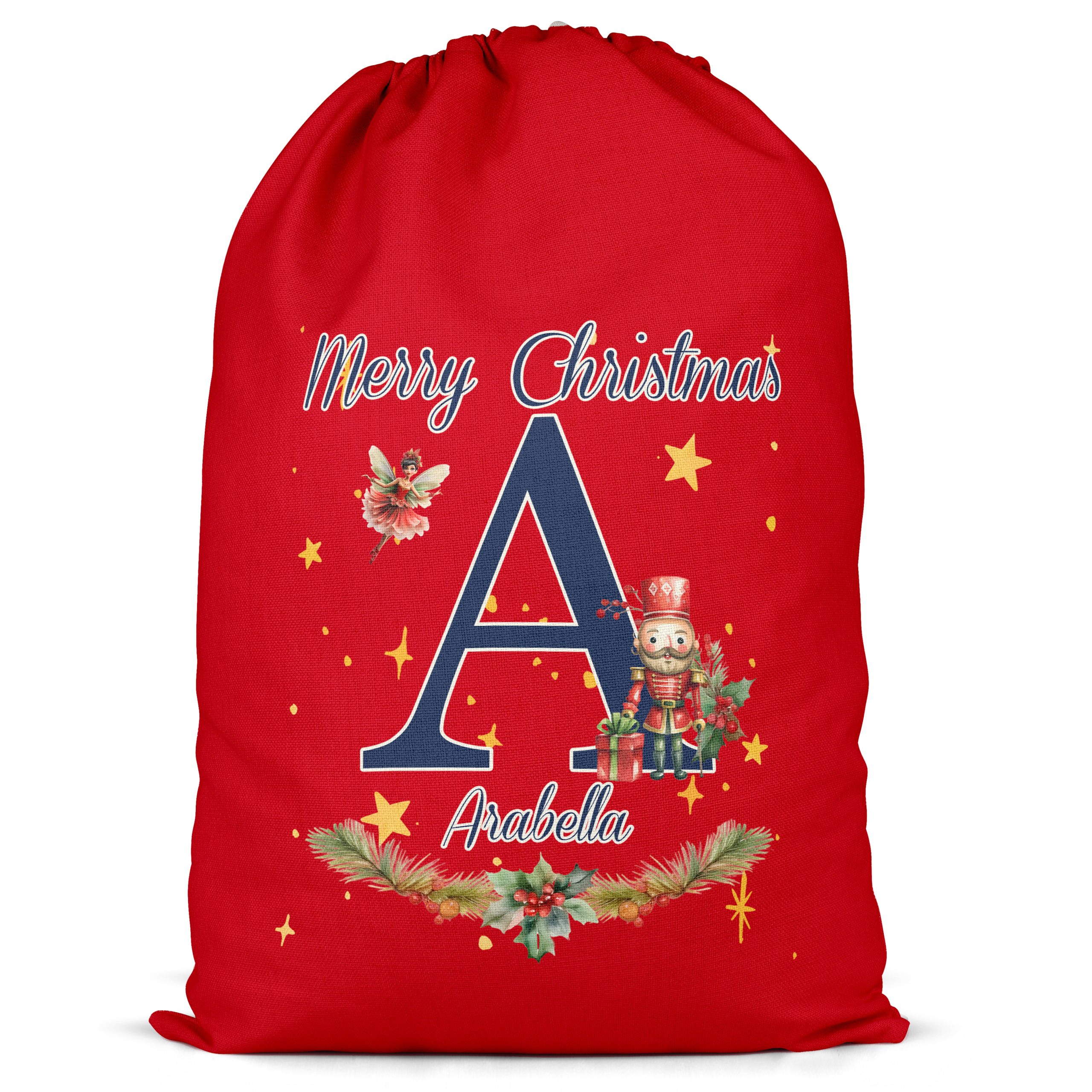 Christmas Nutcracker Present Sack Kids - Purple Print House