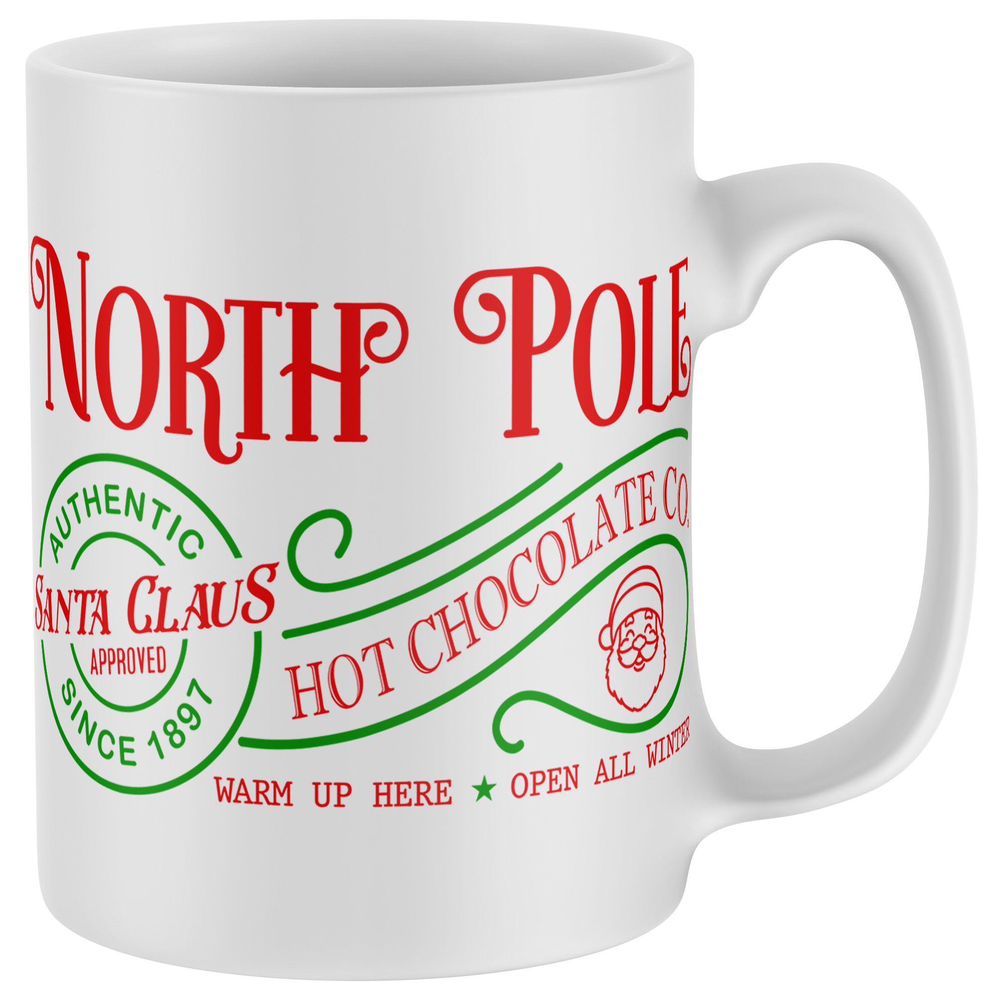Personalised North Pole Mug Kitchen - Purple Print House