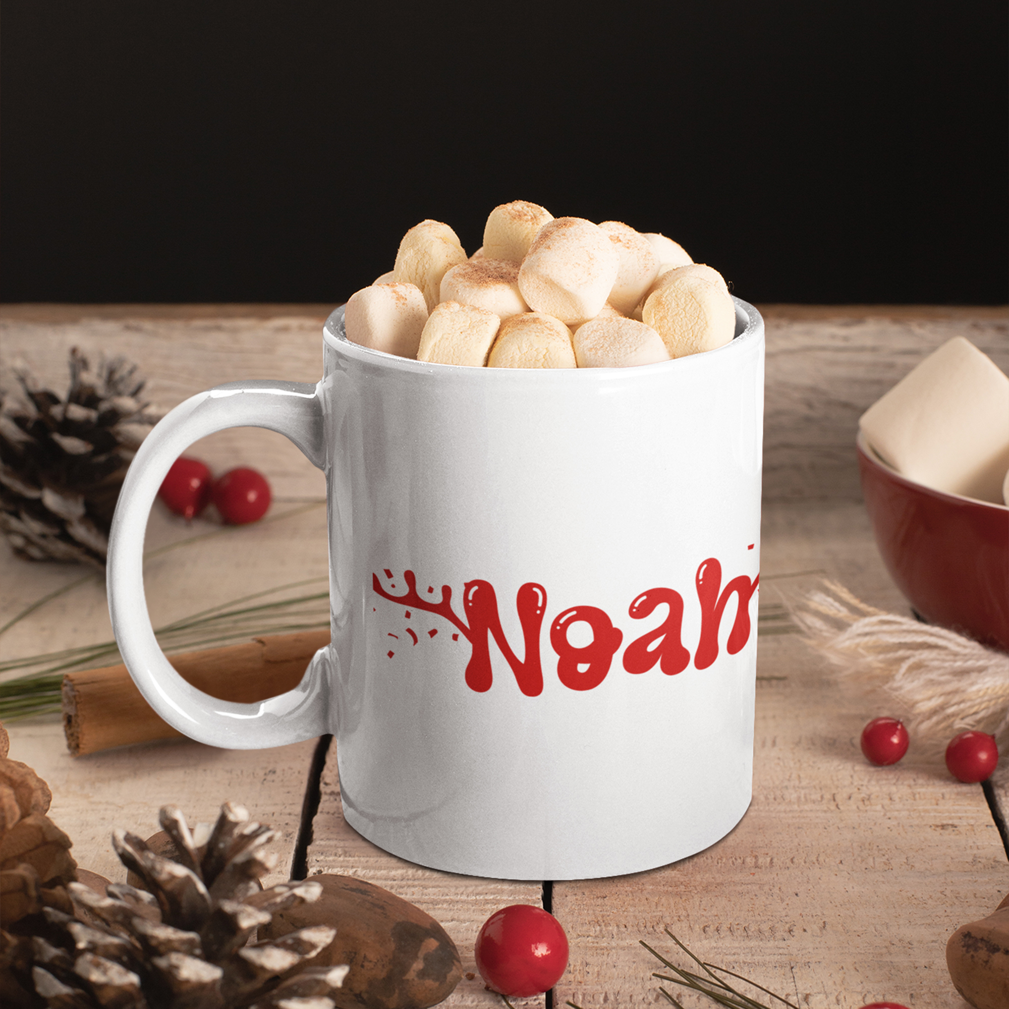 Personalised North Pole Mug Kitchen - Purple Print House