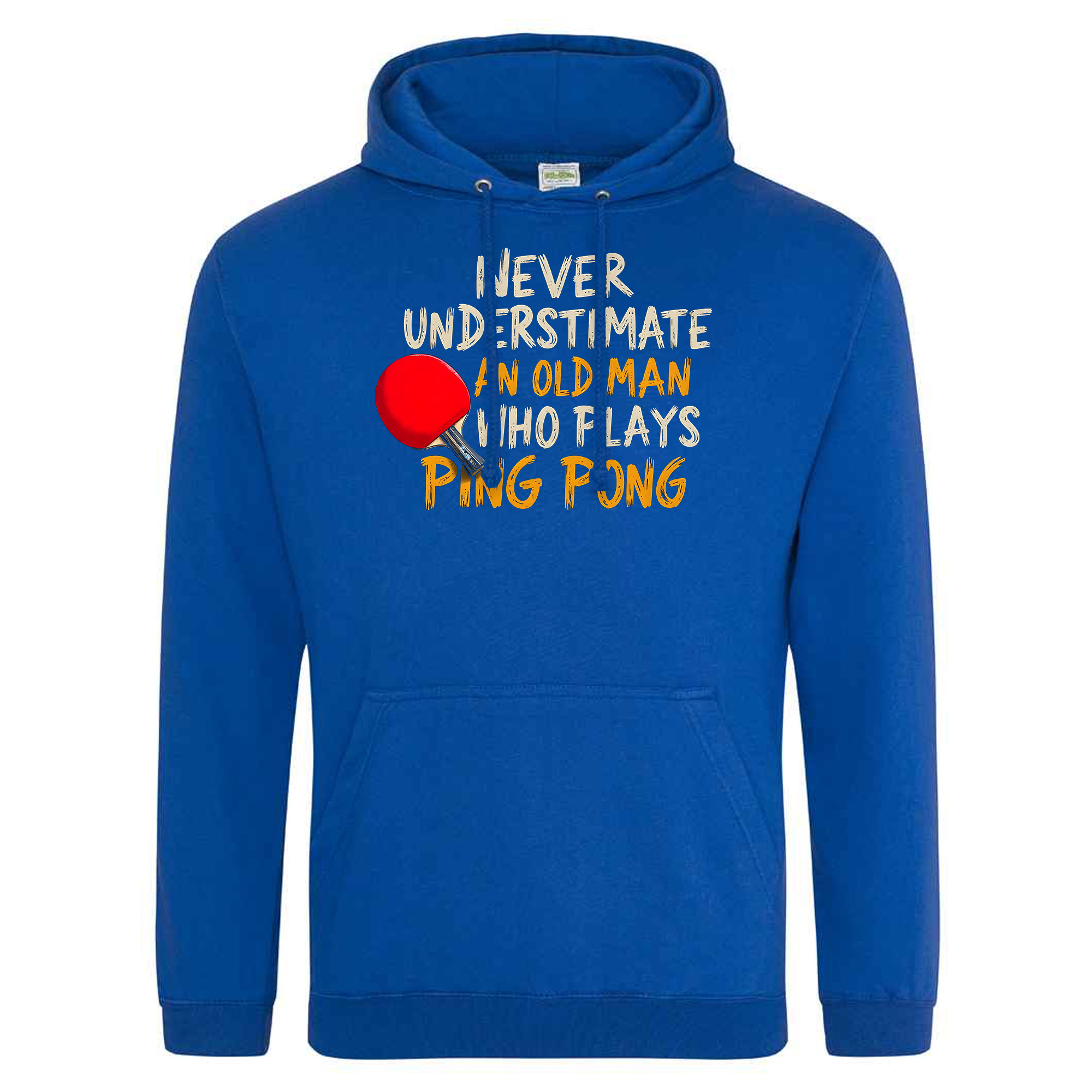 Old Man Ping Pong Hoodie | Funny Table Tennis Gift