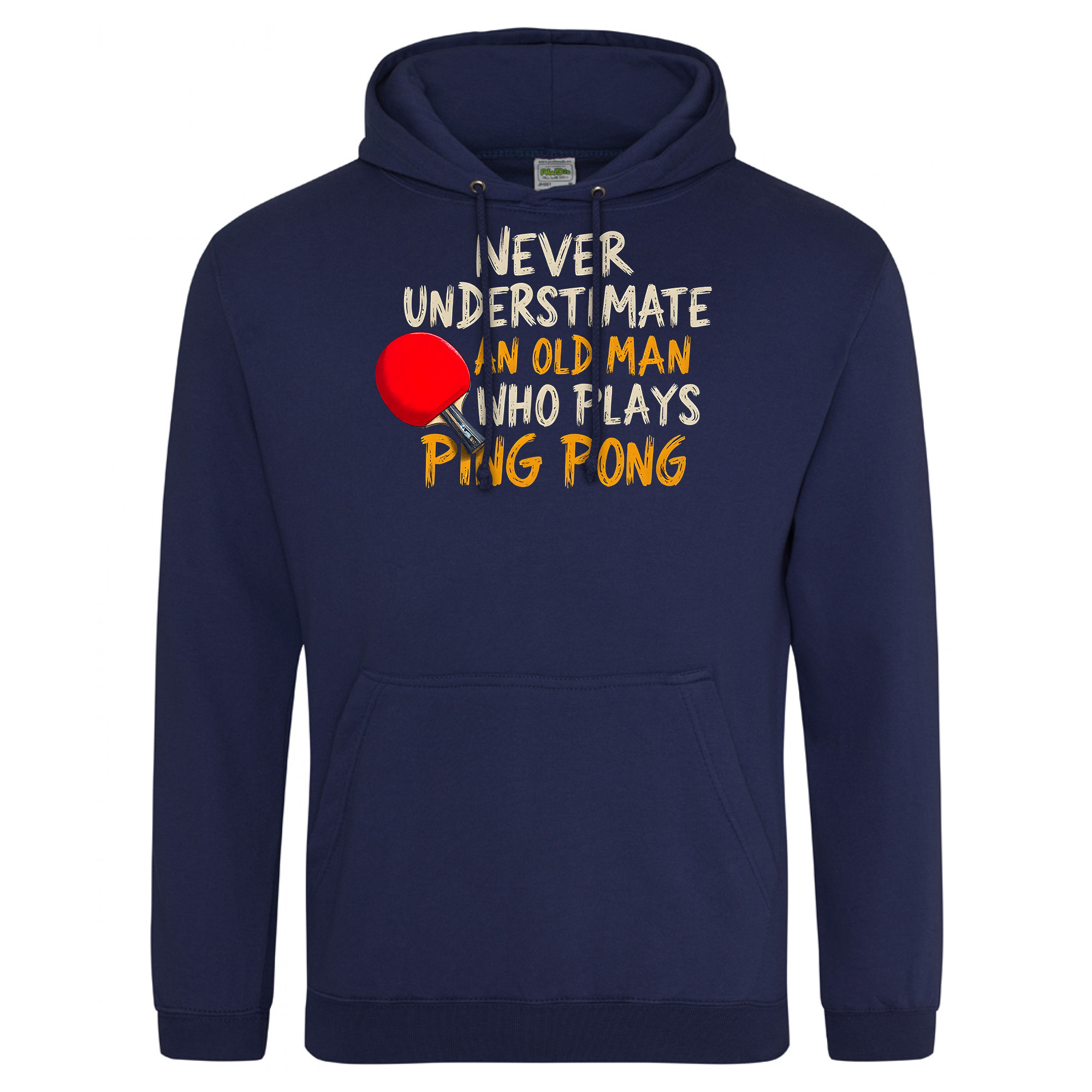 Old Man Ping Pong Hoodie | Funny Table Tennis Gift